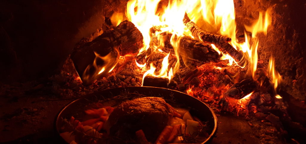 Coal bed cooking - Amazing Food Blog